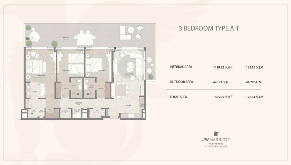 JW Marriott Residence At Al Marjan Island, Ras Al Khaimah